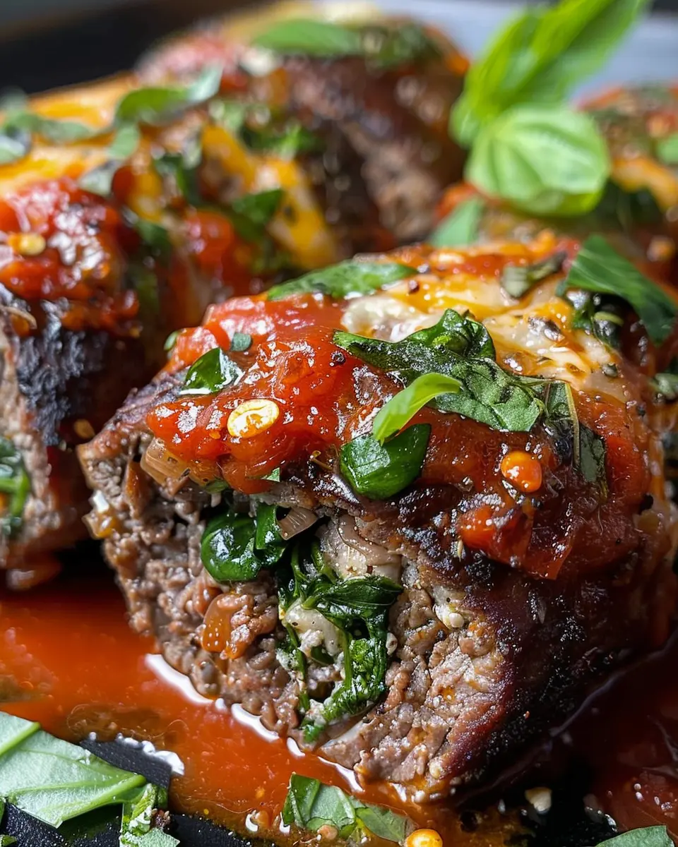 melt in yo mouth beef braciole