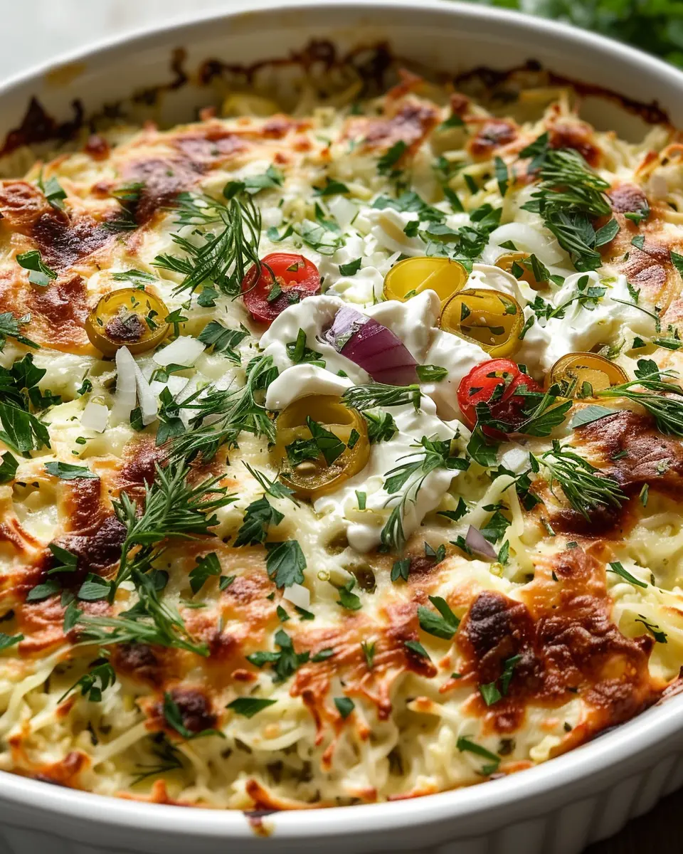 dump-and-bake chicken tzatziki casserole